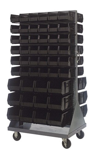 QMD-36H-230240 Mobile Louvered Rack - Quantum Storage
