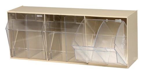 QTB303 Clear Tip out Bin - Quantum Storage