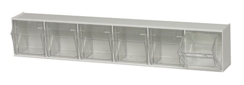 QTB306 Clear Tip out Bin - Quantum Storage