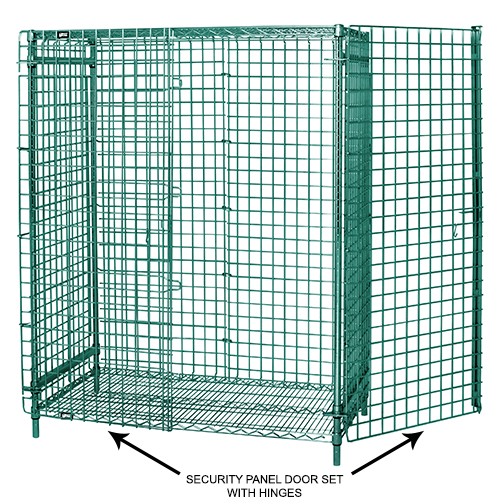 SD60-24P Proform Green Epoxy Security Panel Doors - Quantum Storage