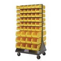 QMD-36H-230240 Mobile Louvered Rack - Quantum Storage