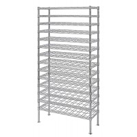 Wine Cradle Wire Shelving Unit - Quantum Storage