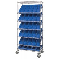 Bin Units - Slanted Shelving - Wire Shelving - MWRS-7-108 Slanted ...